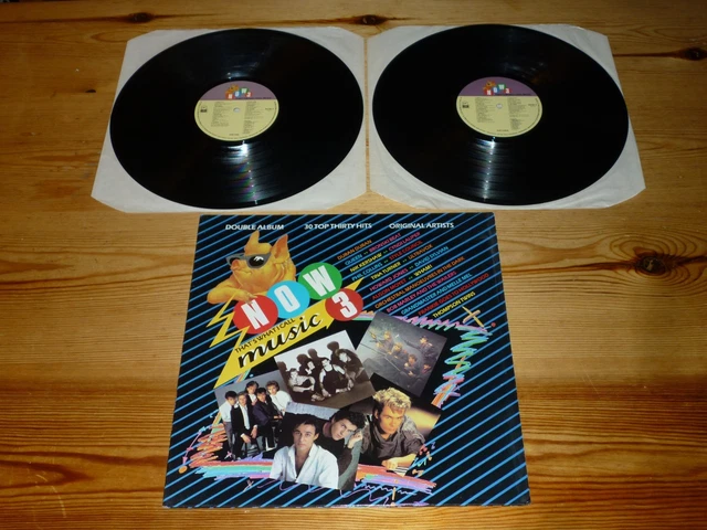 NOW THATS WHAT I CALL MUSIC VOL 3 1980s VINYL DOUBLE ALBUM 2x RECORDS ...