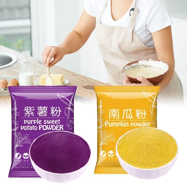 100% PURE PURPLE Sweet Potato Powder, Pumpkin Powder 100g SCF / QFD XOD ...