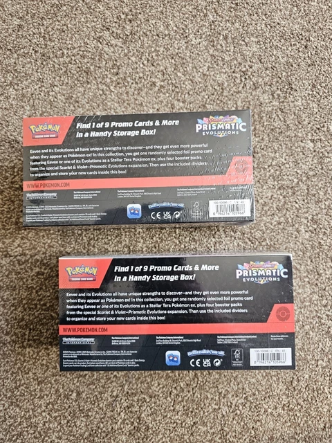 POKÉMON TCG: SCARLET & Violet-Prismatic Evolutions Surprise Box X2 EUR 94,01 - PicClick IT