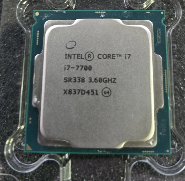 INTEL CORE I7-7700 Desktop Processor 4 Cores 3.60 GHz LGA 1151 + fan ...