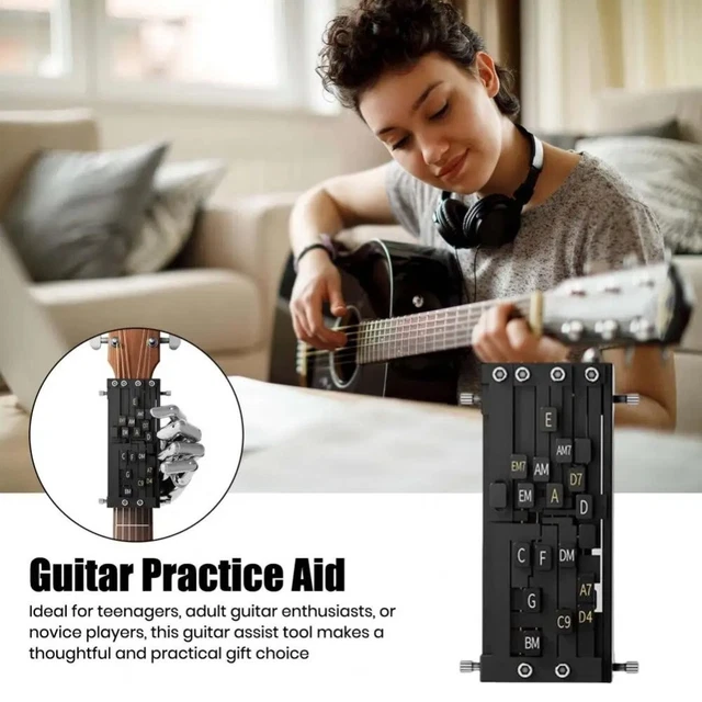 -KEY GUITAR AID Chords Trainer for Beginners Adults £15.76 - PicClick UK