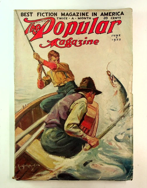 POPULAR MAGAZINE PULP Jun 7 1922 Vol. 64 #4 VG £13.36 - PicClick UK