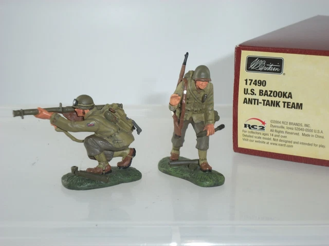 BRITAINS 17490 WW2 Us Army Bazooka Anticarro Pistola Squadra Soldato ...