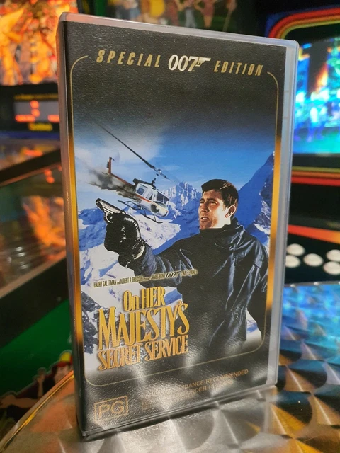 JAMES BOND ON Her Majesty's Secret Service - VHS Movie - Video Tape £3.79 - PicClick UK