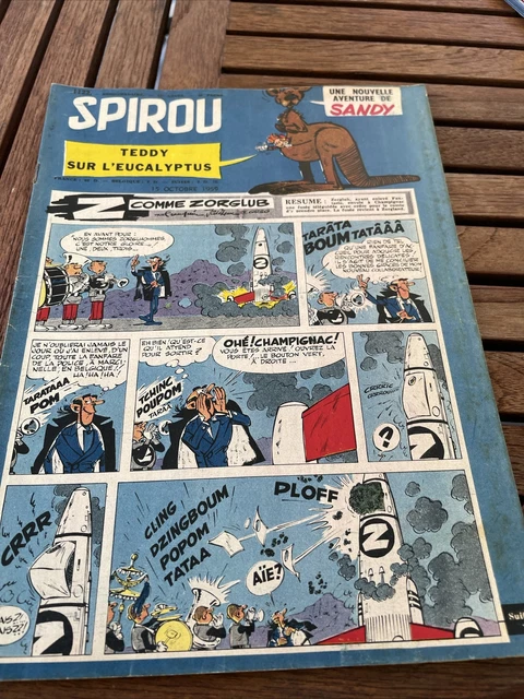 TIM UND STRUPPI Spirou 1122 1959 Buck Danny Lucky Luke Gaston Valhardi ...