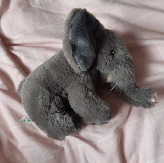 KEEL TOYS KEELECO African Elephant - 100% Recycled Plush Eco Soft Plush ...