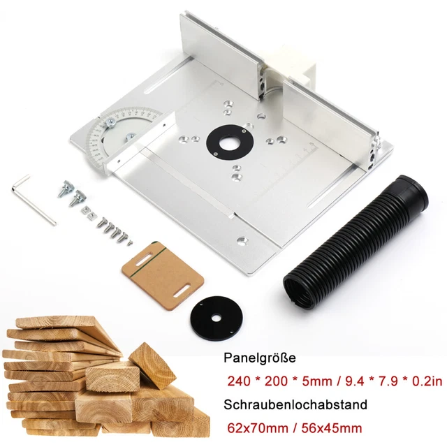 FRÄSTISCH OBERFRÄSENTISCH FRÄSE Tisch Werkbank für Oberfräse Tischfräse ...