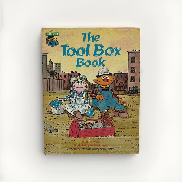 SESAME STREET BOOK Club - The Tool Box Book 1980 HC Ellen Weiss Golden ...