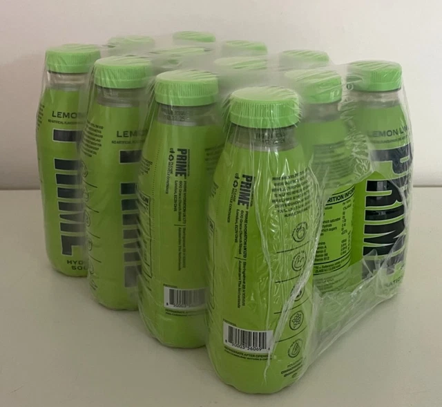 PRIME HYDRATION DRINK By KSI & Logan Paul Lemon Lime Flavour - 12 Pack ...