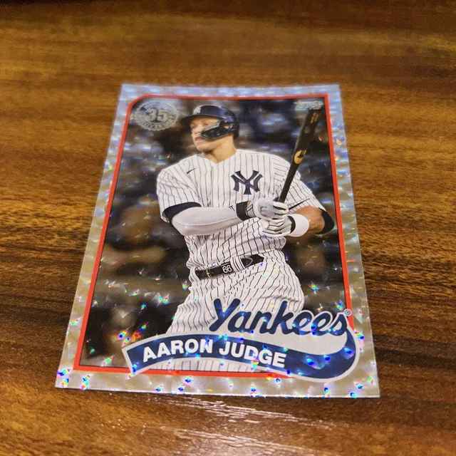 2024 TOPPS SERIES 1 1989 Aaron Judge Silver Foilboard New York Yankees ...