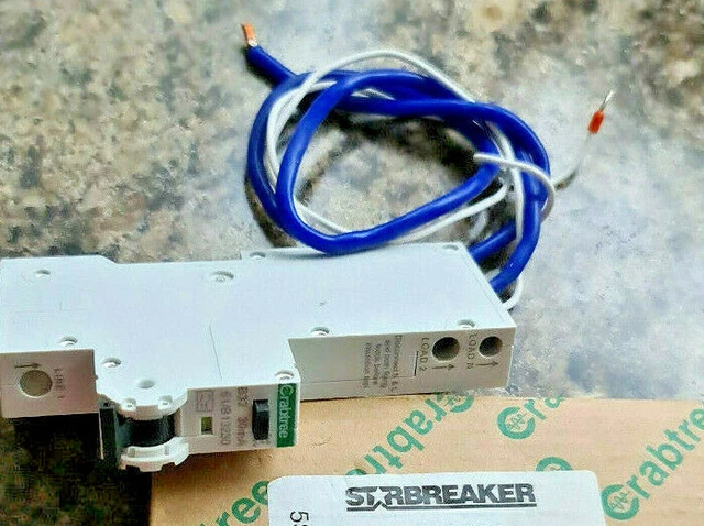 CRABTREE STARBREAKER 20A Type B 30mA RCBO 61/B13230 EUR 20,47 - PicClick FR