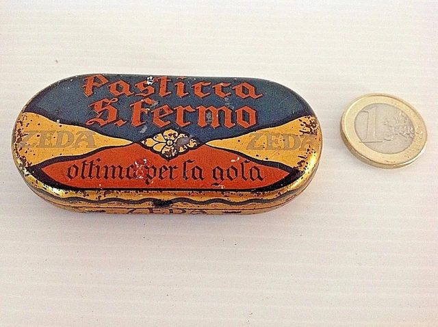 VECCHIA RARA SCATOLINA Pasticca S.fermo-Zeda Intra EUR 22,50 - PicClick IT
