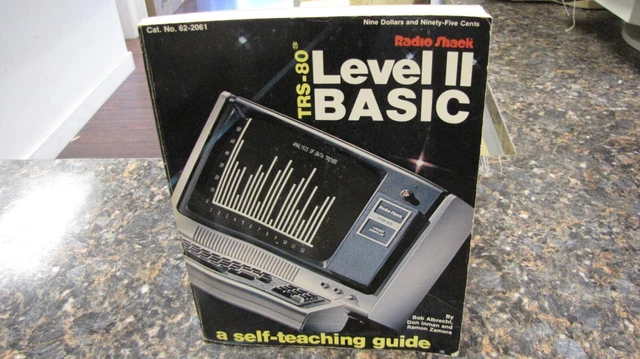 VINTAGE RADIO SHACK TRS-80 Level II Basic A Self-Teaching Guide - FQ37 ...