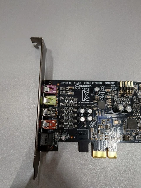 ASUS XONAR SE PCIe 5.1 Channel Sound Card, High-Definition Audio ...
