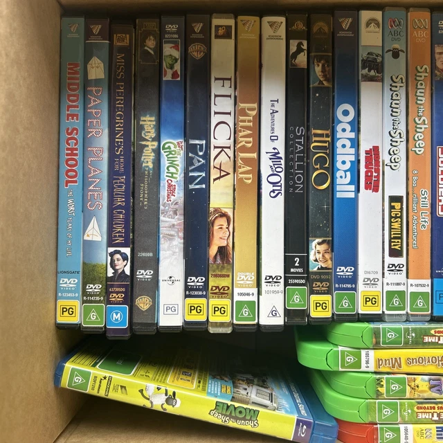 30 KIDS DVDS Kids Children Movies Bundle Bulk Lot -PRE OWNED #127/ $49. ...