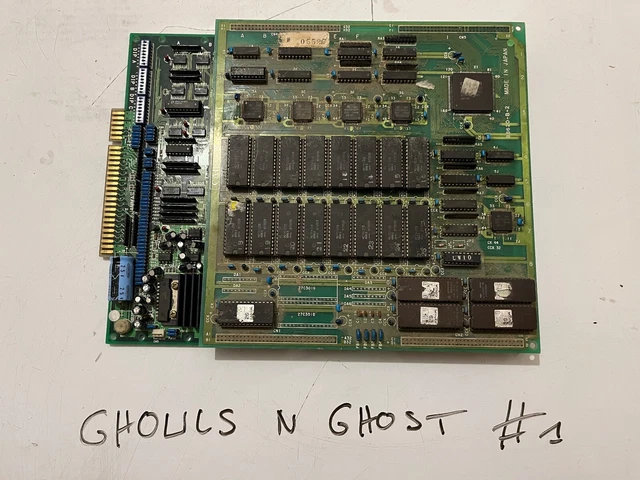 CAPCOM GHOULS N GHOST DAIMAKAMURA Jeu Pcb jamma Game board Arcade NOT WORKING#1 EUR 220,00 ...