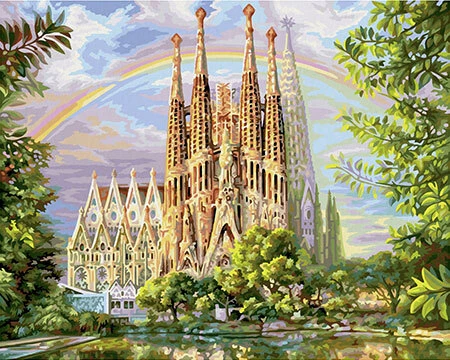 MALEN NACH ZAHLEN Sagrada Familia (Simba Dickie (Noris Spiele GmbH)) NEU/OVP EUR 36,89 - PicClick DE