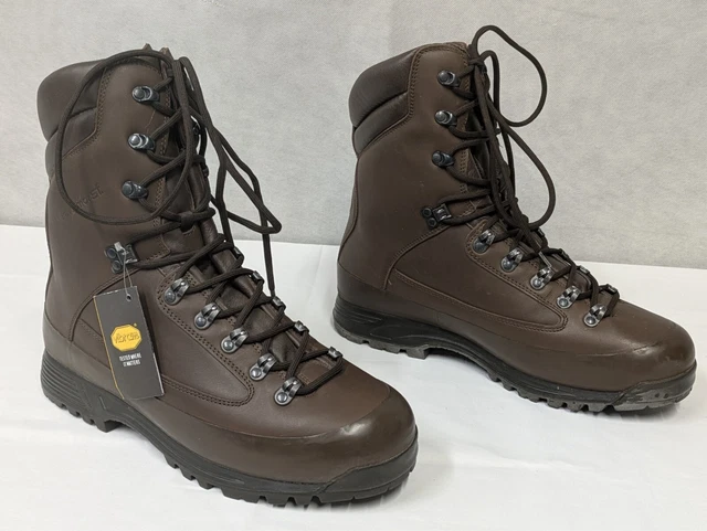KARRIMOR SF COLD Wet Weather Brown Leather Combat Boots UK 11 - British ...