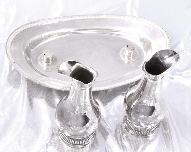 PORCHER - BELLE Paire Burettes Liturgiques Epoque Louis Xv - Argent ...