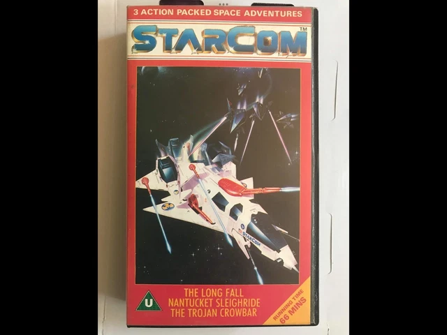 RETRO STARCOM VHS Video Tape Universal Action Starship Cartoons £5.99 ...