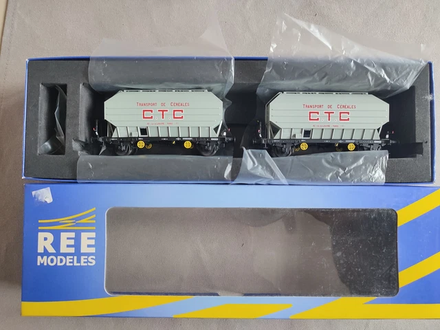 REE WB-002, HO, SNCF, 2 wagons céréalier CTC EUR 69,99 - PicClick FR