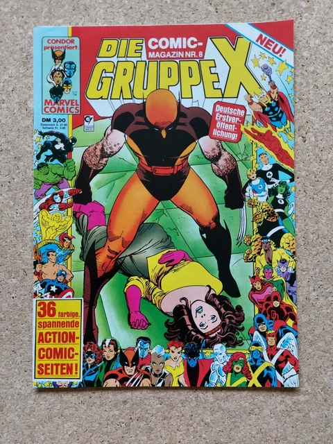 SELTENE SERIE - Condor Marvel Comics - Die Gruppe X (X-Men) Nr. 8 / Z2 ...