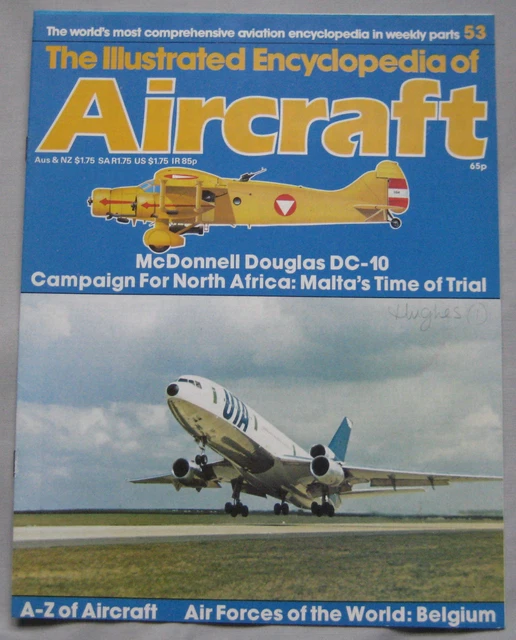 ENCYCLOPEDIA OF AIRCRAFT Issue 53 McDonnell Douglas DC-10 cutaway ...