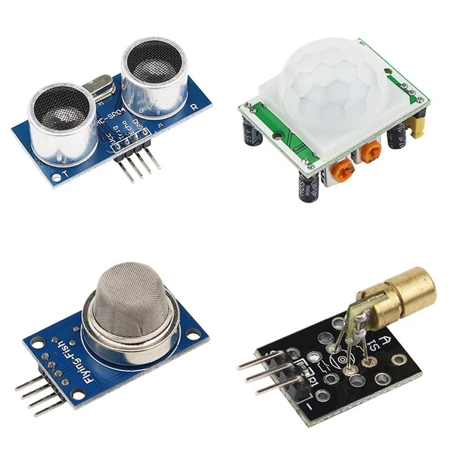 16 KINDS HC-SR04 Ultrasonic Sensor Module Kit For Raspberry Pi 3/Pi 2 ...