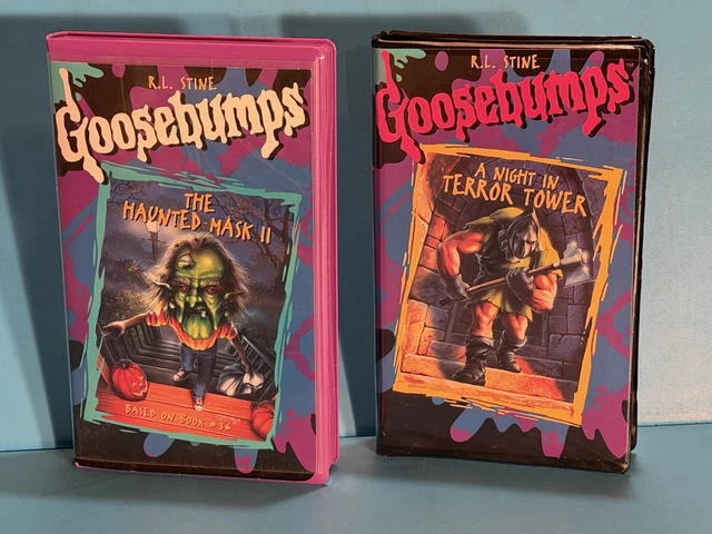 (2) R.L. STINE GOOSEBUMPS Clamshell VHS ~Haunted Mask II & Night in ...