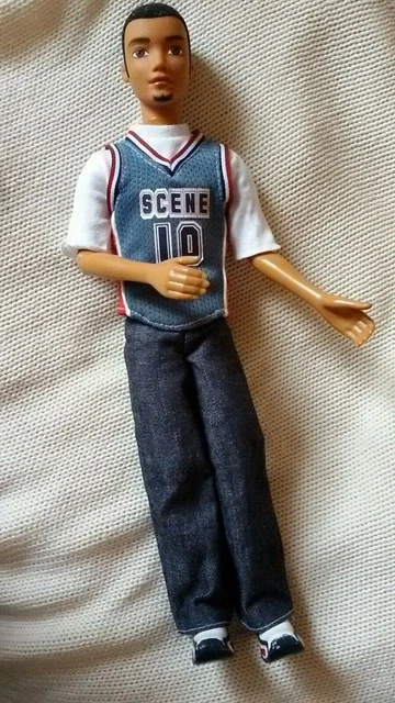 BARBIE MYSCENE SUTTON Doll Articulated Jointed AA African American ...