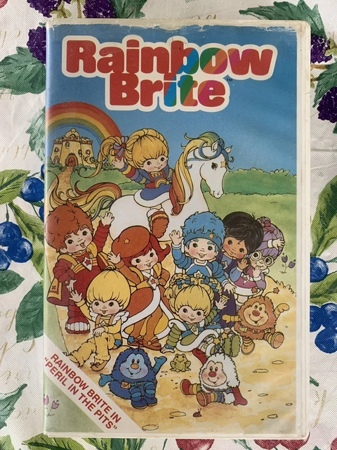 RAINBOW BRITE 80S VHS Peril in the Pits Original BIG BOX Vintage 1983 ...