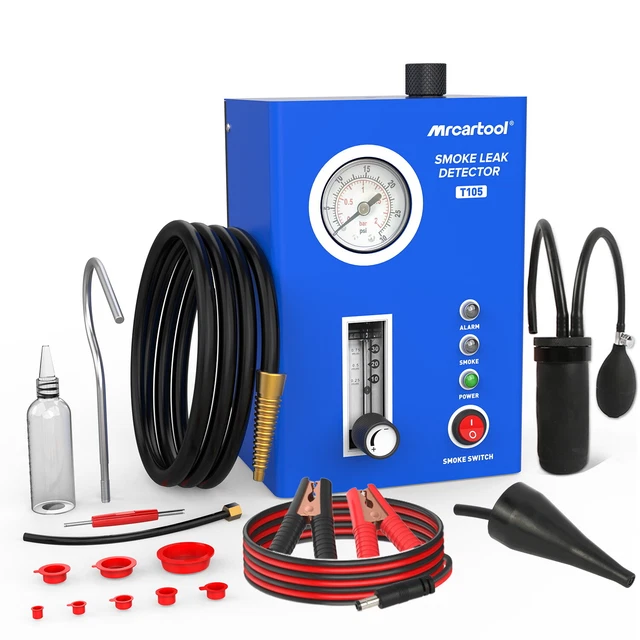 AUTOMOTIVE EVAP SMOKE Machine Leak Detector W/ Pressure Gauge &Smoke ...