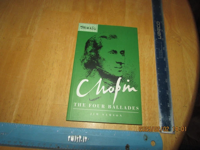 CHOPIN : THE Four Ballades by Jim Samson (1992, Trade Paperback) $5.00 ...