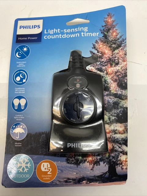 PHILIPS LIGHT SENSING Countdown Timer / Outdoor Grounded Outlets ...