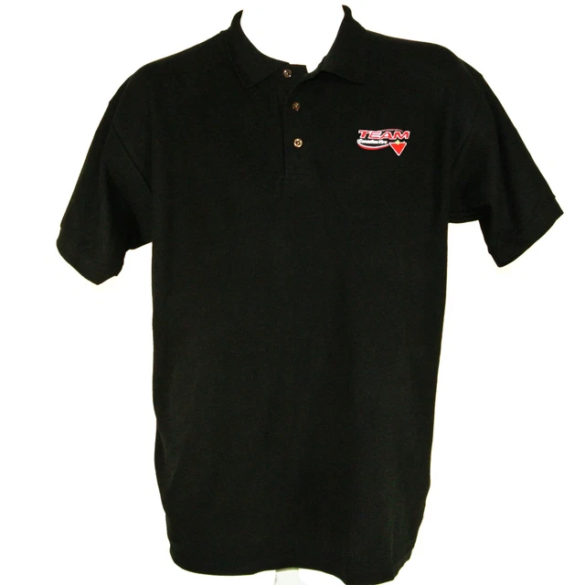 CANADIAN TIRE TEAM Employee Uniform Polo Shirt Black Size L Large NEW ...