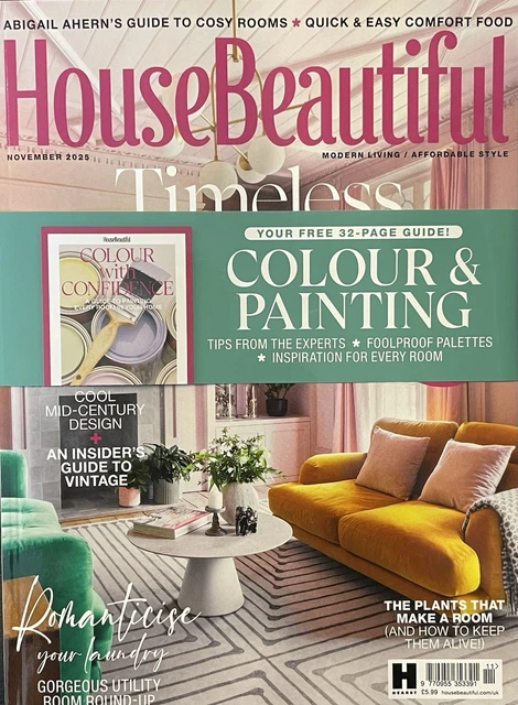 HOUSE BEAUTIFUL UK Magazine Issue November 2025 £10.99 - PicClick UK