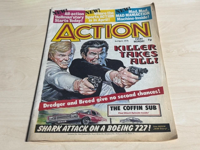 ACTION COMIC 3RD April 1976 IPC Comics Killer Takes All! £10.99 ...