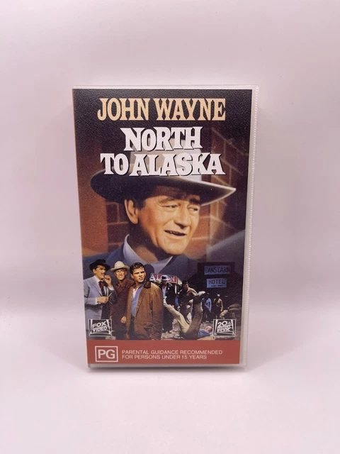 NORTH TO ALASKA, John Wayne Movie (VHS 1988) Stewart Granger, Ernie ...