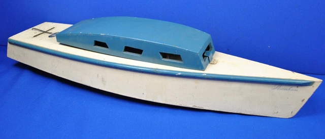 WELKUT BRITISH MADE live steam wooden boat “Steamlina” c1940. £295.00 ...