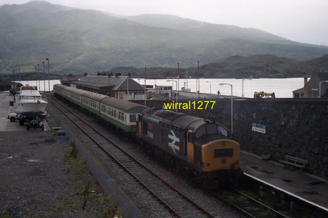 ORIGINAL RAILWAY PHOTOGRAPHIC negative Class 37 37418 At Kyle £2.75 ...