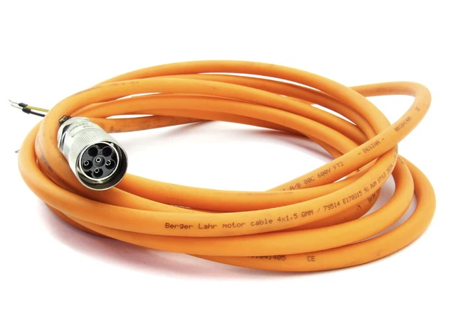 BERGER LAHR 4X1.5QMM AWM 20234 Motor Encoder Cable Wire 79514 4.5m £83. ...
