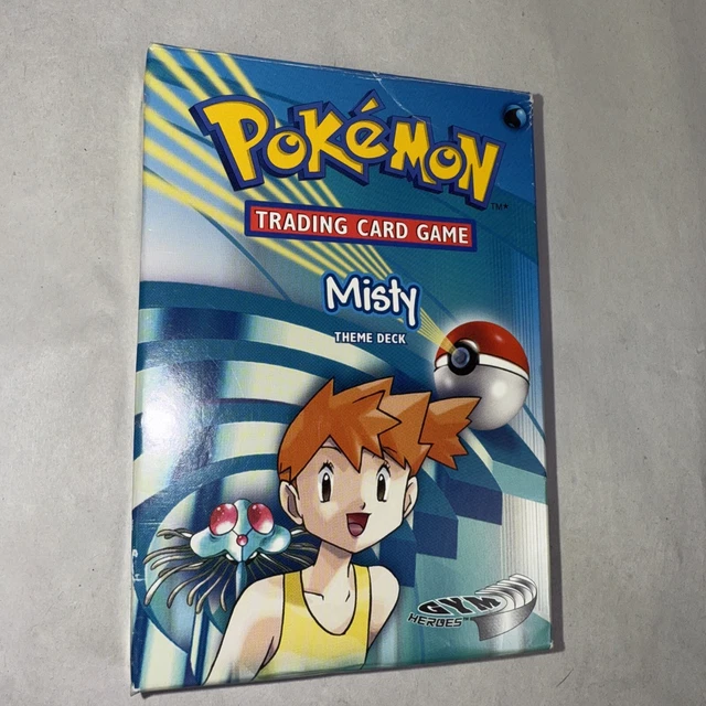 POKÉMON MISTY THEME Deck 1999 Vintage Gym Heroes. New Open Box. Never ...