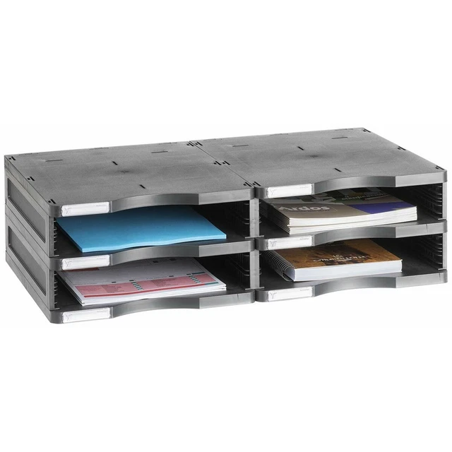 CLASSEUR MODULAIRE ARCHIVO 2000 ArchivoDoc 4 compartiments Din A4 Noir ...