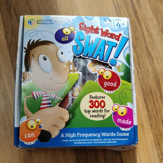 LEARNING RESOURCES WORDS Game Sight Word Swat Educational Game ...