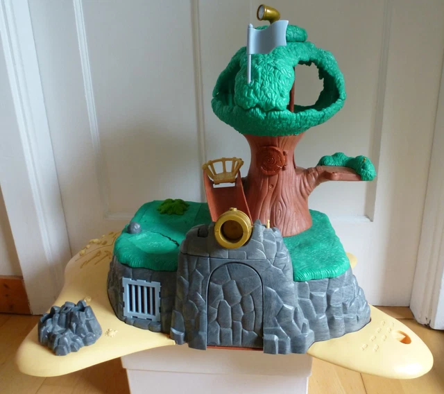 RARE VINTAGE DISNEY Famosa Peter Pan Big Fortress Island Tree House ...