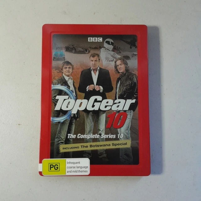 TOP GEAR THE Complete Series 10 Limited Edition Steelbook Case Region 4 ...
