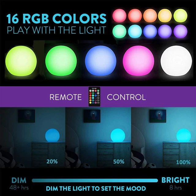 LED MOOD LIGHTING Colour Changing Bedside Night Light Table Lamp Home ...
