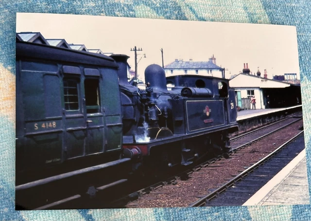 STEAM LOCOMOTIVE PHOTO Railway Photograph Sr 29 Tank Engine Pic Isle Of ...