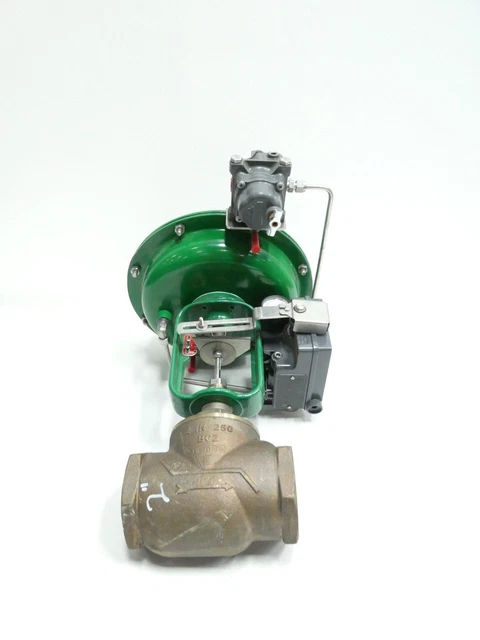 BAUMANN 24588 3661 Válvula de control neumática roscada de latón 2 ...