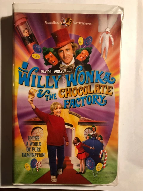 WILLY WONKA & The Chocolate Factory Warner Bros Gene Wilder Vhs ...
